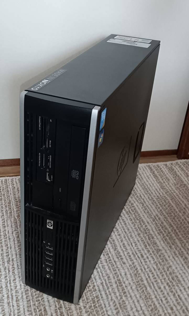 ジャンク HP Compaq 6000 SFF AT492AV win7 Pro / HDD:160GB / 4GB / Core2 Duo E7500 2.93GHz 品(パソコン単体 ...