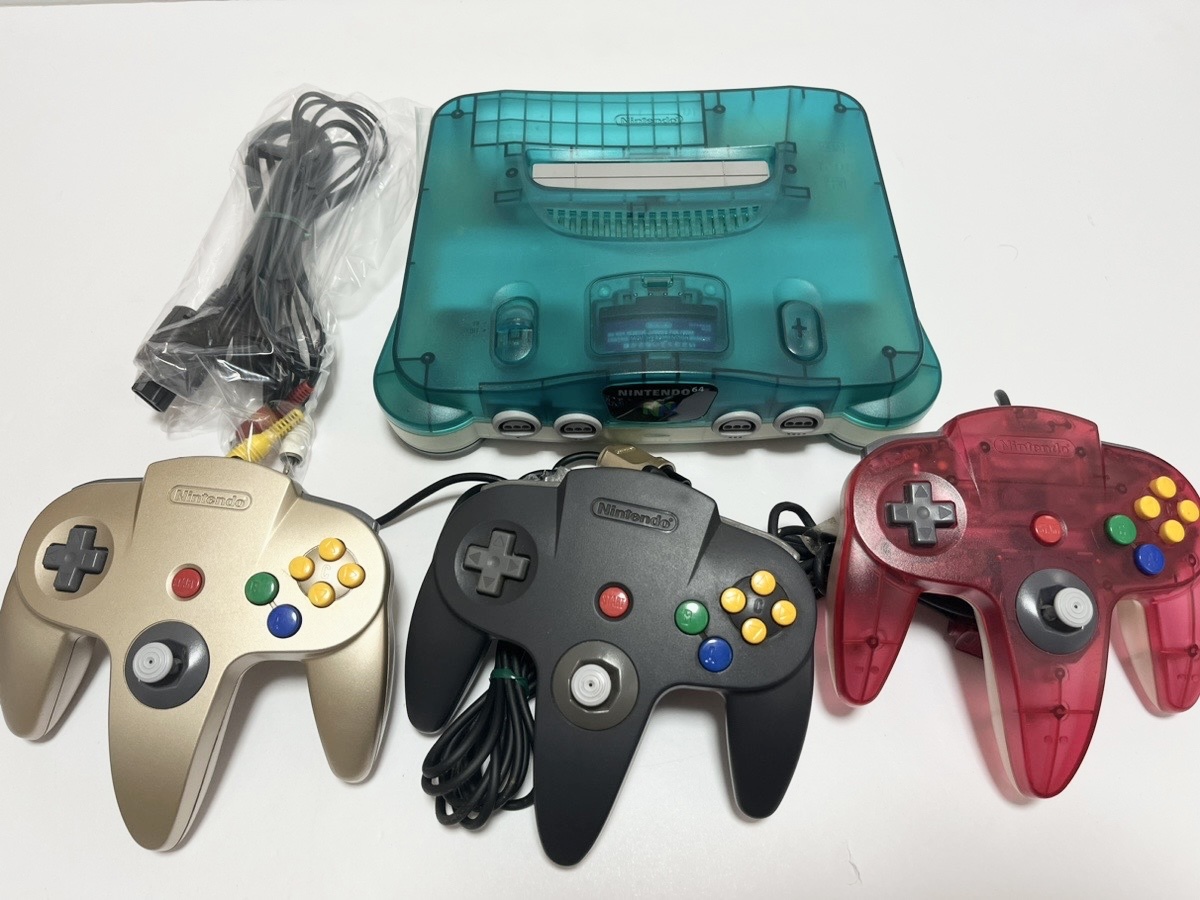 Yahoo!オークション - 【N64】Nintendo 64 本体 クリアブルー