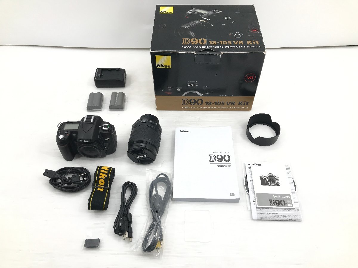 Yahoo!オークション - Nikon Dシリーズ D90 AF-S DX 18-105G VR レンズ...