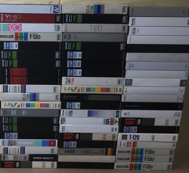 Yahoo!オークション - 中古ビデオテープ 80年代から VHSテープ大量50本...