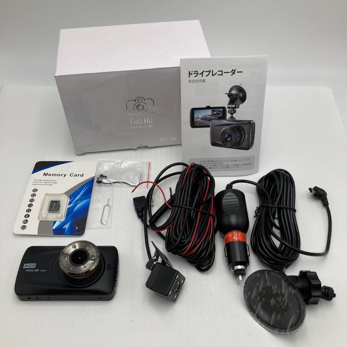 Yahoo!オークション - 【通電確認済み】Y5 ドライブレコーダー 前後カ...