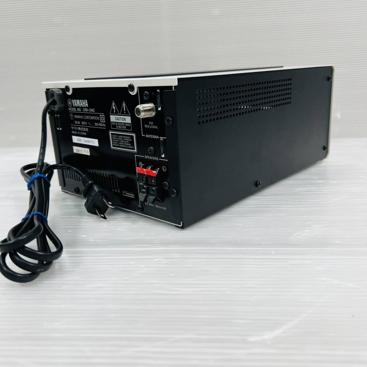 Yahoo!オークション - 【訳あり】YAMAHAヤマハ ミニコンポMCR-040 iPod...