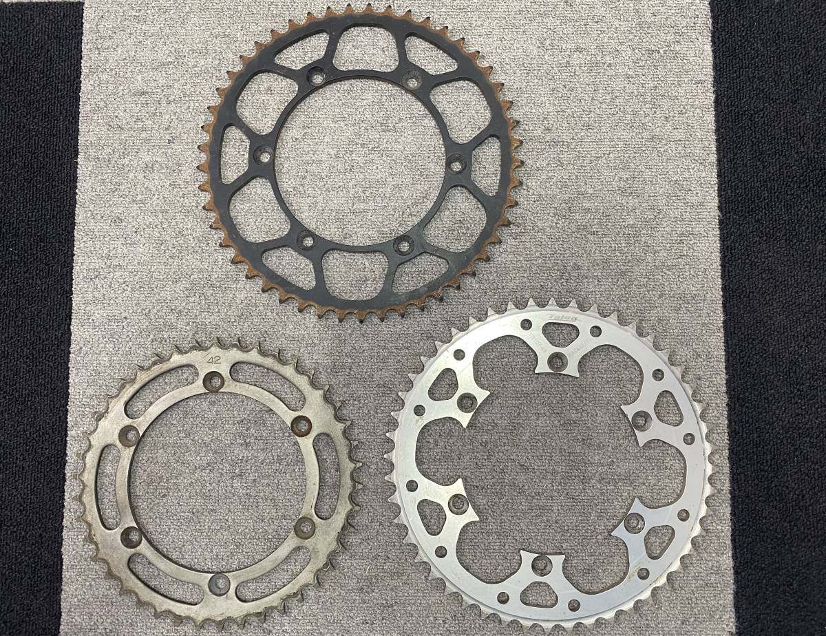 カワサキKX KDX系ドリブンスプロケットセット 49T 48T 42T-520 エンデューロ 使用 KX125 KX250 KDX125 KDX220 KDX250(スプロケット)｜売買され ...