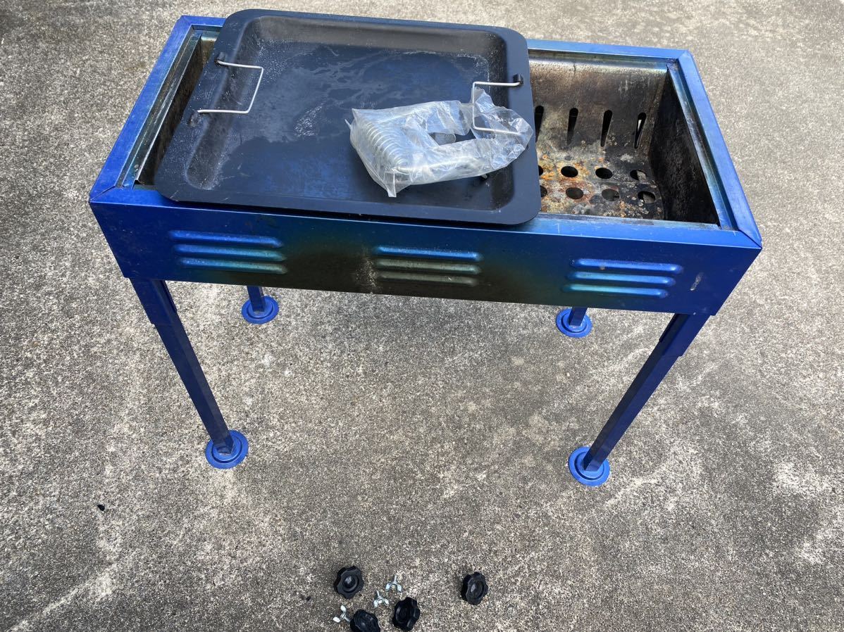 Yahoo!オークション - SOUTHERN PORT 網焼き 鉄板 一台2役 KSH-B019 バ...