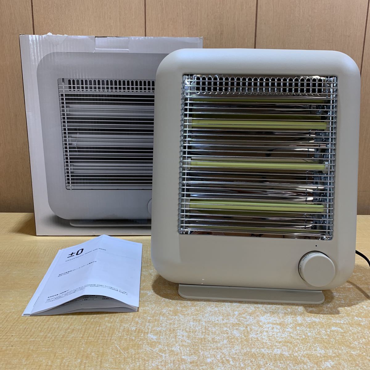 Yahoo!オークション - ±0 プラマイゼロ 遠赤外線電気ストーブ スチー...