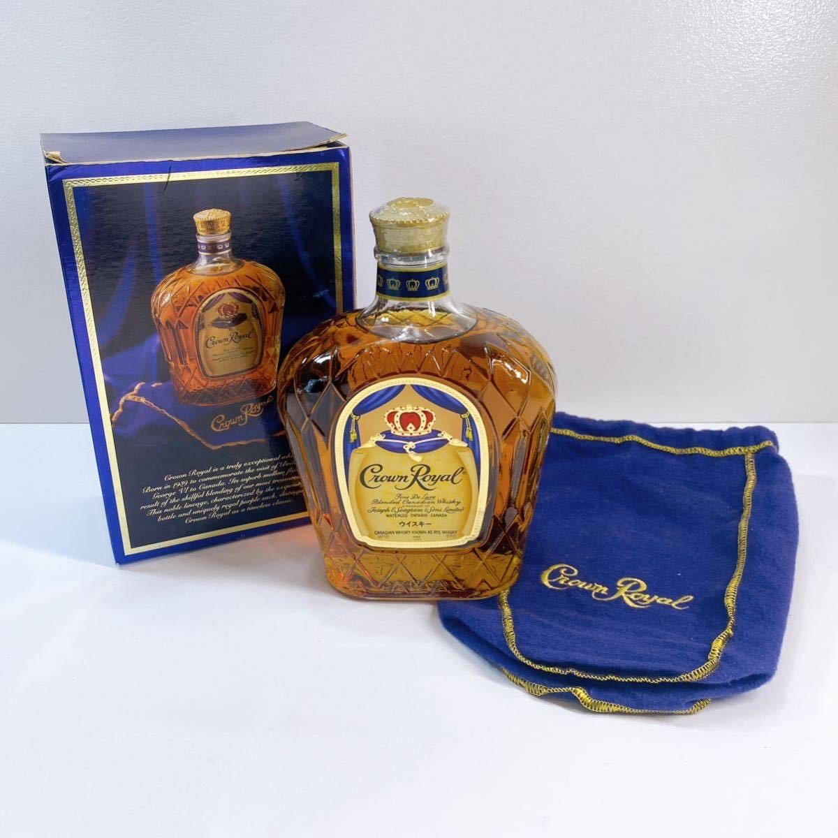 322 Crown Royal クラウンロイヤル ウイスキー カナディアンウイスキー お酒 古酒 750ml 40% 巾着付き 箱付き 未開栓 現状品(カナディアン)｜売買されたオークション ...