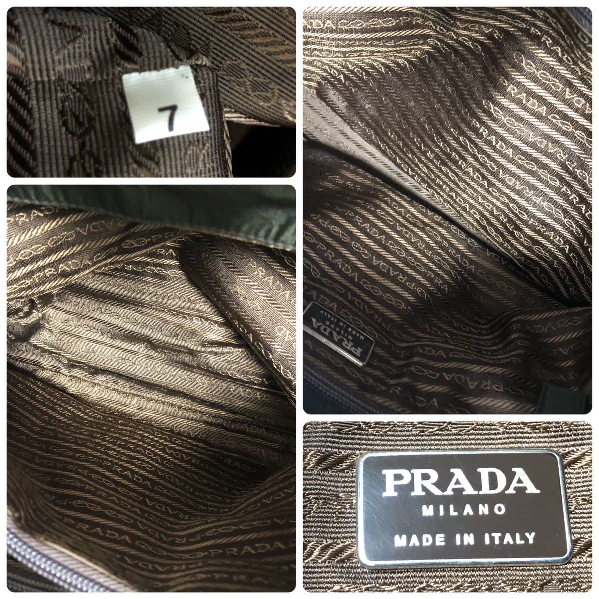 Yahoo!オークション - (21)美品「PRADA」A4可能 トートバッグ ナイロン...