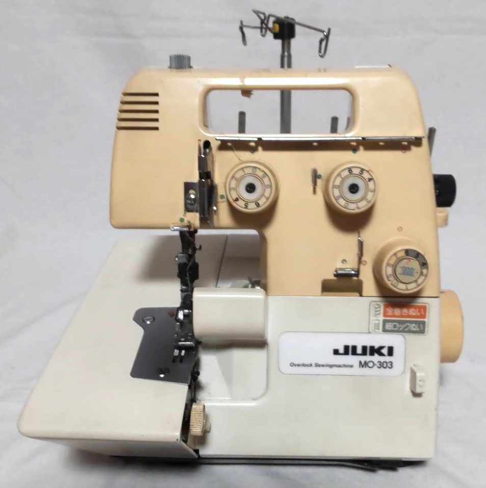 Yahoo!オークション - JUKI ジューキ ロックミシン MO-303 未確認ジャ...