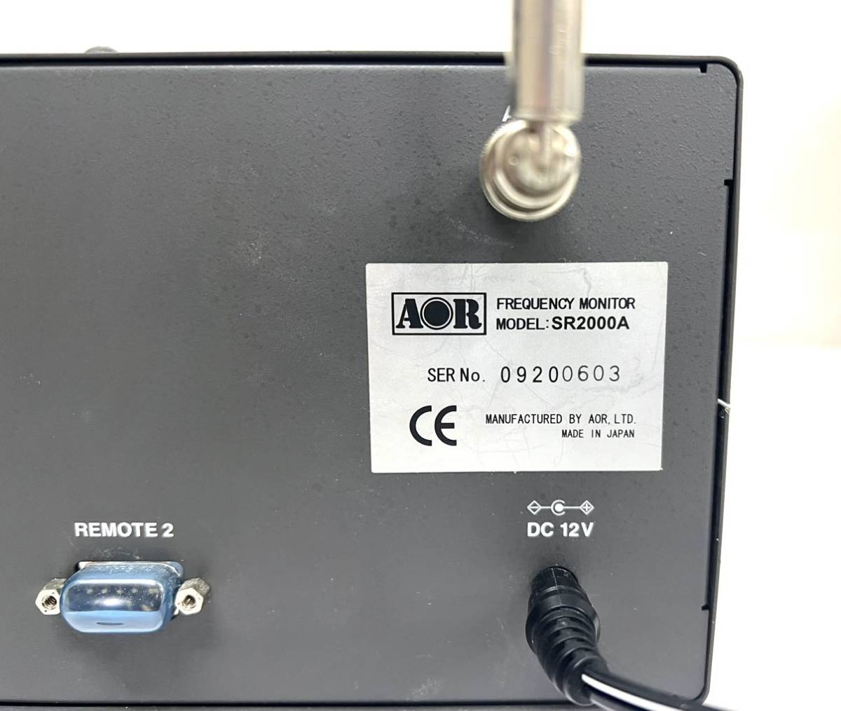 Yahoo!オークション - AOR SR2000A FFTサーチ受信機 中古美品 通電確認...