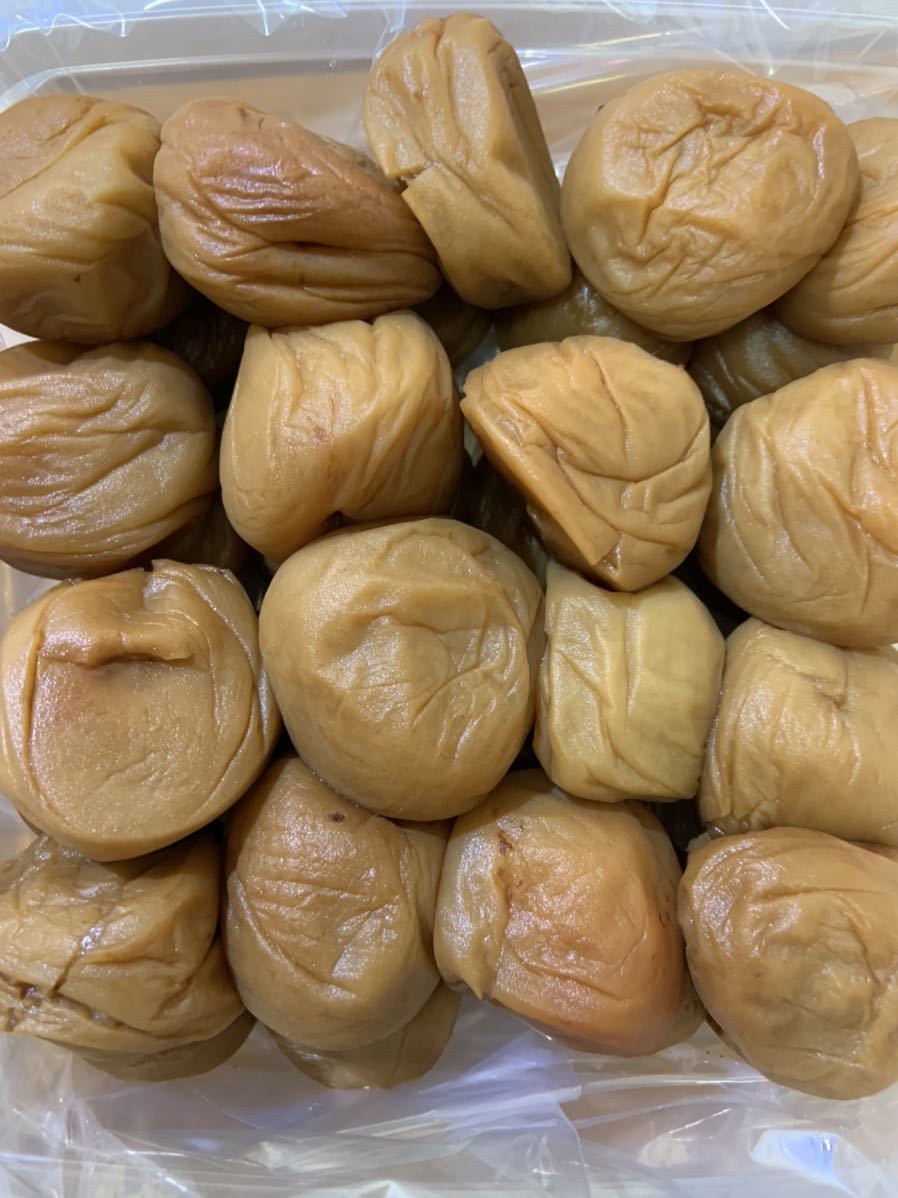 Yahoo!オークション - 訳あり品【紀州のはちみつ梅干】 1kg 4Lサイズ