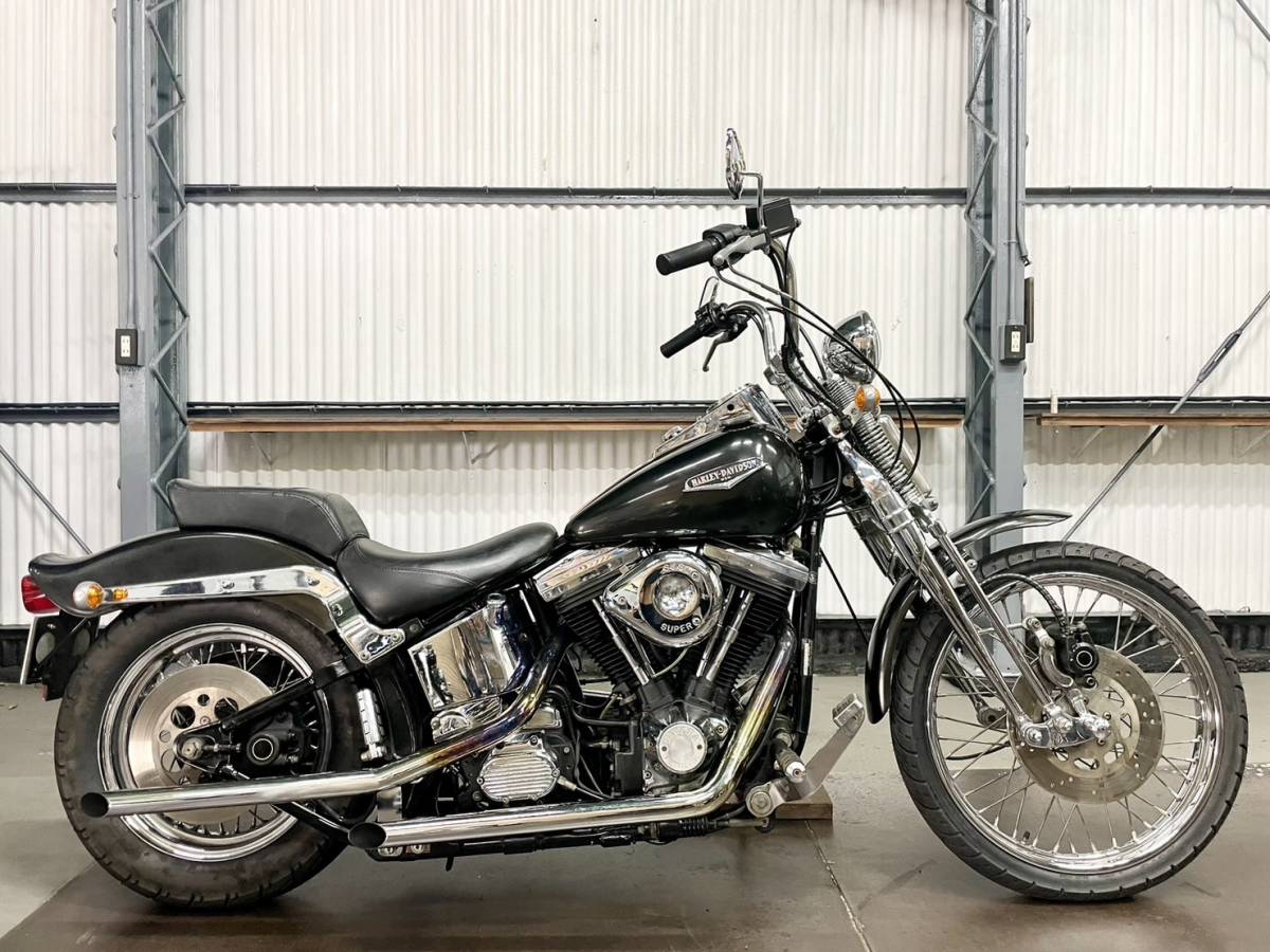 Yahoo!オークション - 1990 FXSTS 1340 EVO ソフテイルスプリンガー カ...