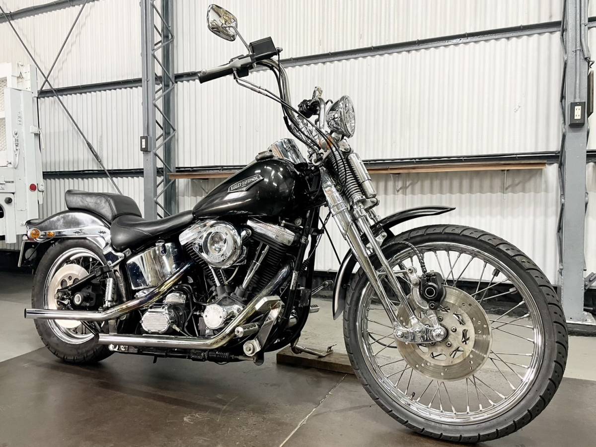 Yahoo!オークション - 1990 FXSTS 1340 EVO ソフテイルスプリンガー カ...