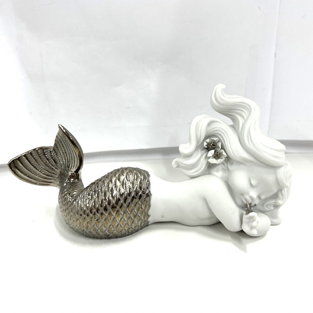 Yahoo!オークション - Y153-I47-1101 LLADRO リヤドロ 夢見るマーメイ...