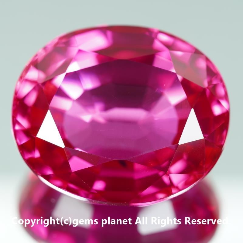 Yahoo!オークション - 超大粒 61.81ct シンセティックヴィヴィッドピン...