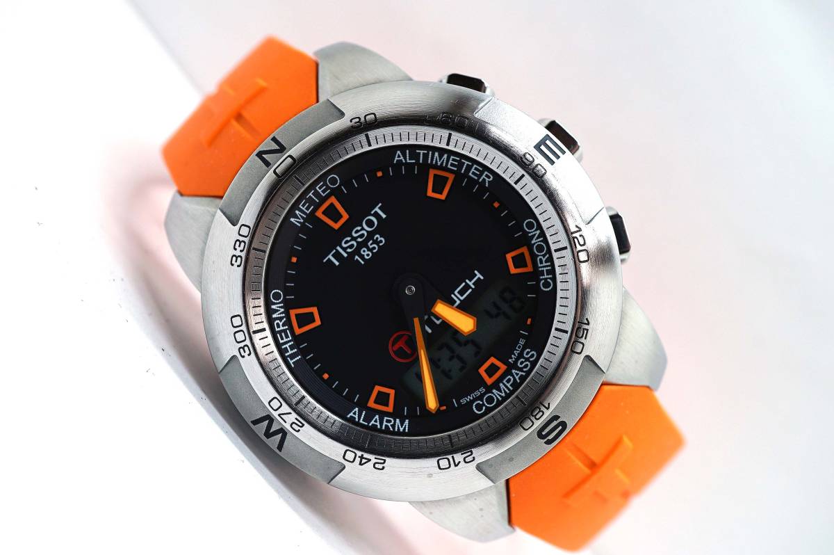 Yahoo!オークション - 1円～TISSOT ティソ T-Touch T-タッチ T33.1.59...