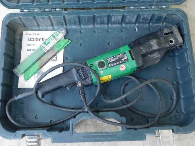 Yahoo!オークション - 大2732 日立工機 電子セーバソー CR17Y セーバ...