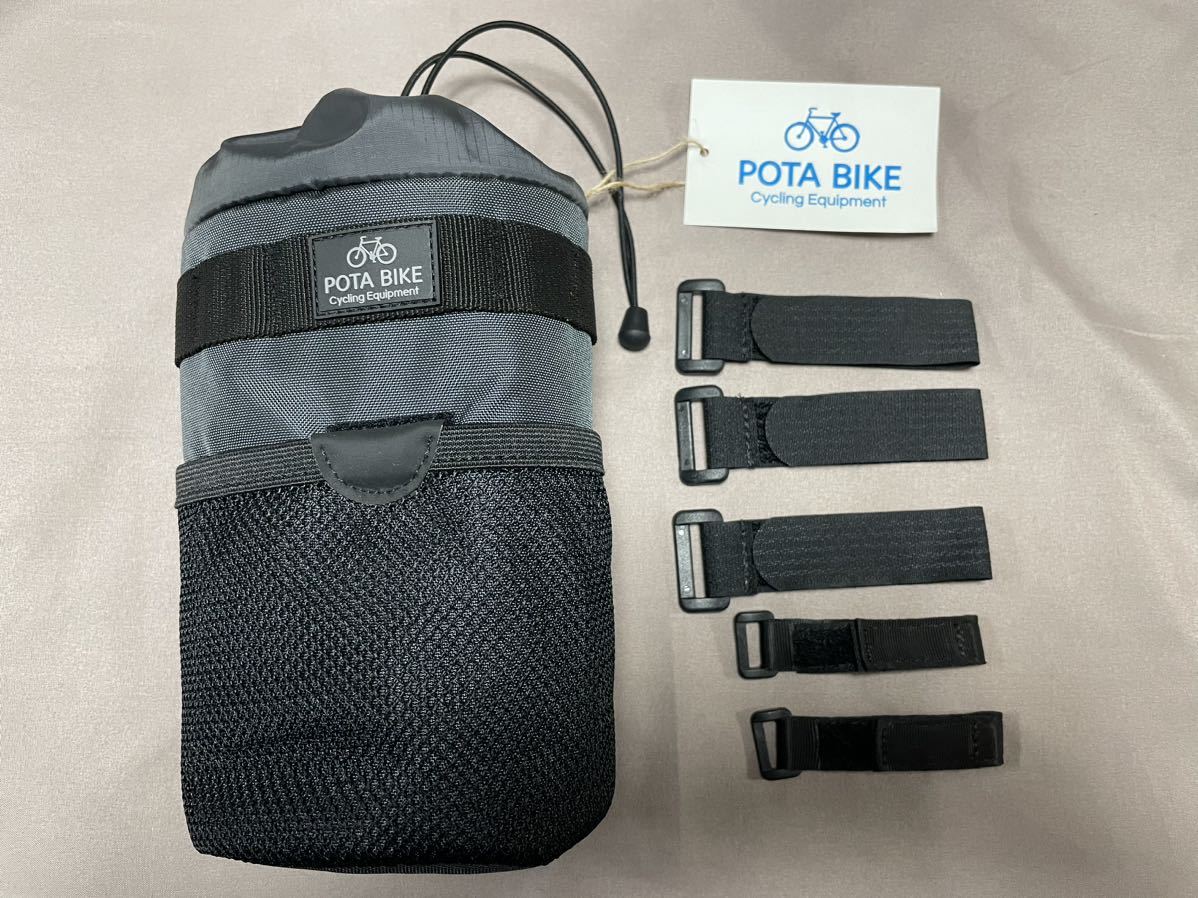 超 POTA BIKE ポタバイク ハンドルステムポーチ2 ブラック ドリンクホルダー バック ブロンプトン ロードバイク 自転車 用品(ボトル、ボトルケージ)｜売買されたオークション情報 ...