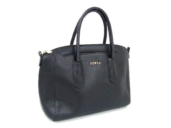 Yahoo オークション 1円 美品 Furla フルラ テッサ レザー トートバ