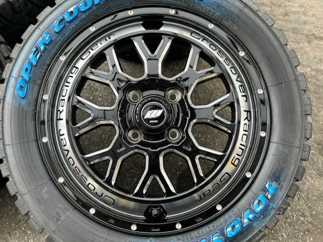 2023年製 オープンカントリーR/T WORK CRAG クラッグ CKV 15インチ 4.5J+45 165/60R15 ハスラー ピクシスジョイ フレア デリカミニ(ラジアルタイヤ ...