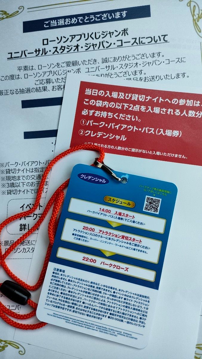 USJ貸切ナイトパス1名様分｜Yahoo!フリマ（旧PayPayフリマ）