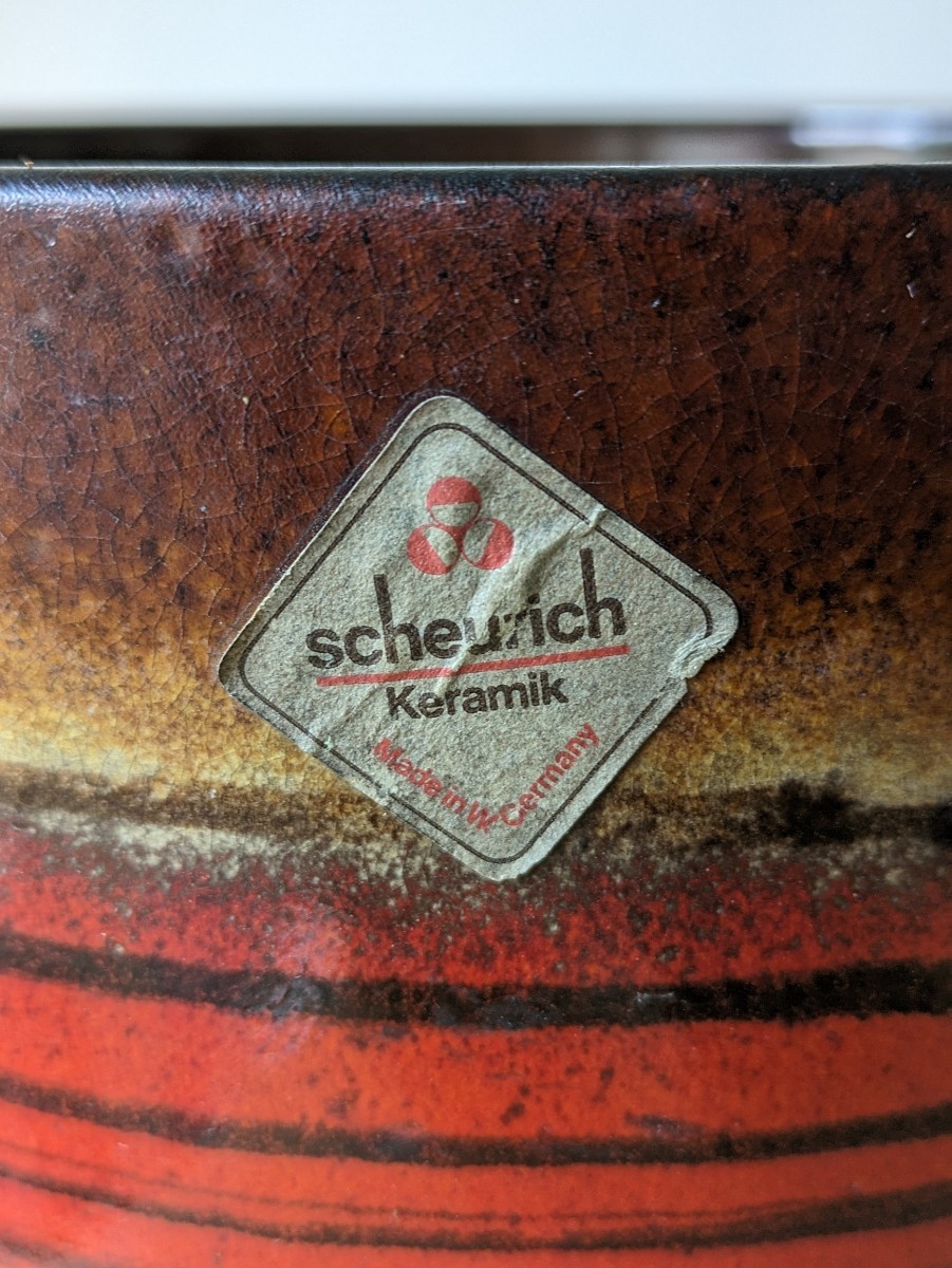 ミッドセンチュリー 西ドイツ製 花器 鉢 Scheurich シューリッヒ FAT LAVA 806-19(花瓶)｜売買されたオークション情報、yahooの商品情報をアーカイブ公開 ...