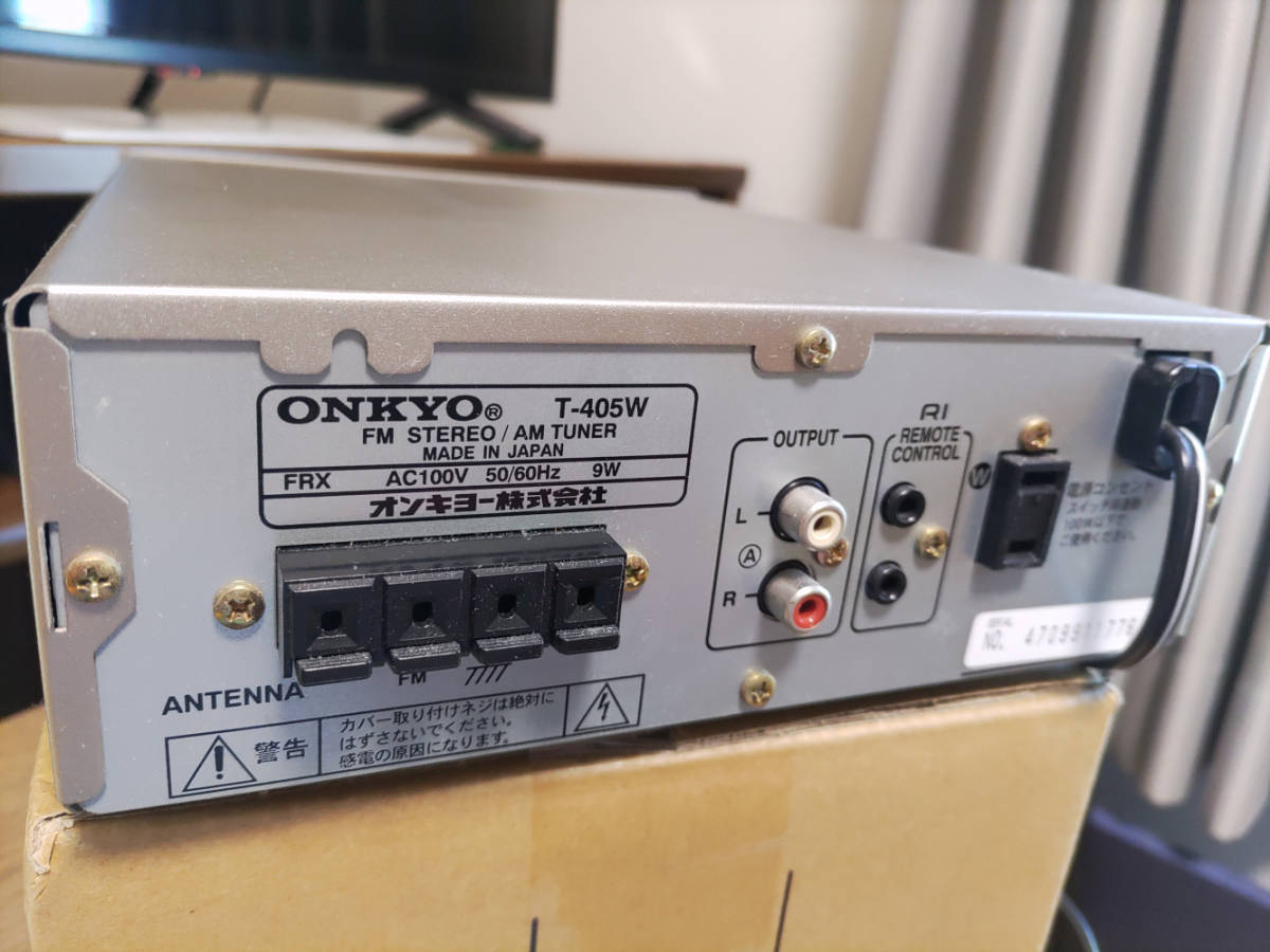 Yahoo!オークション - AM・FMチューナー ONKYO T-405W