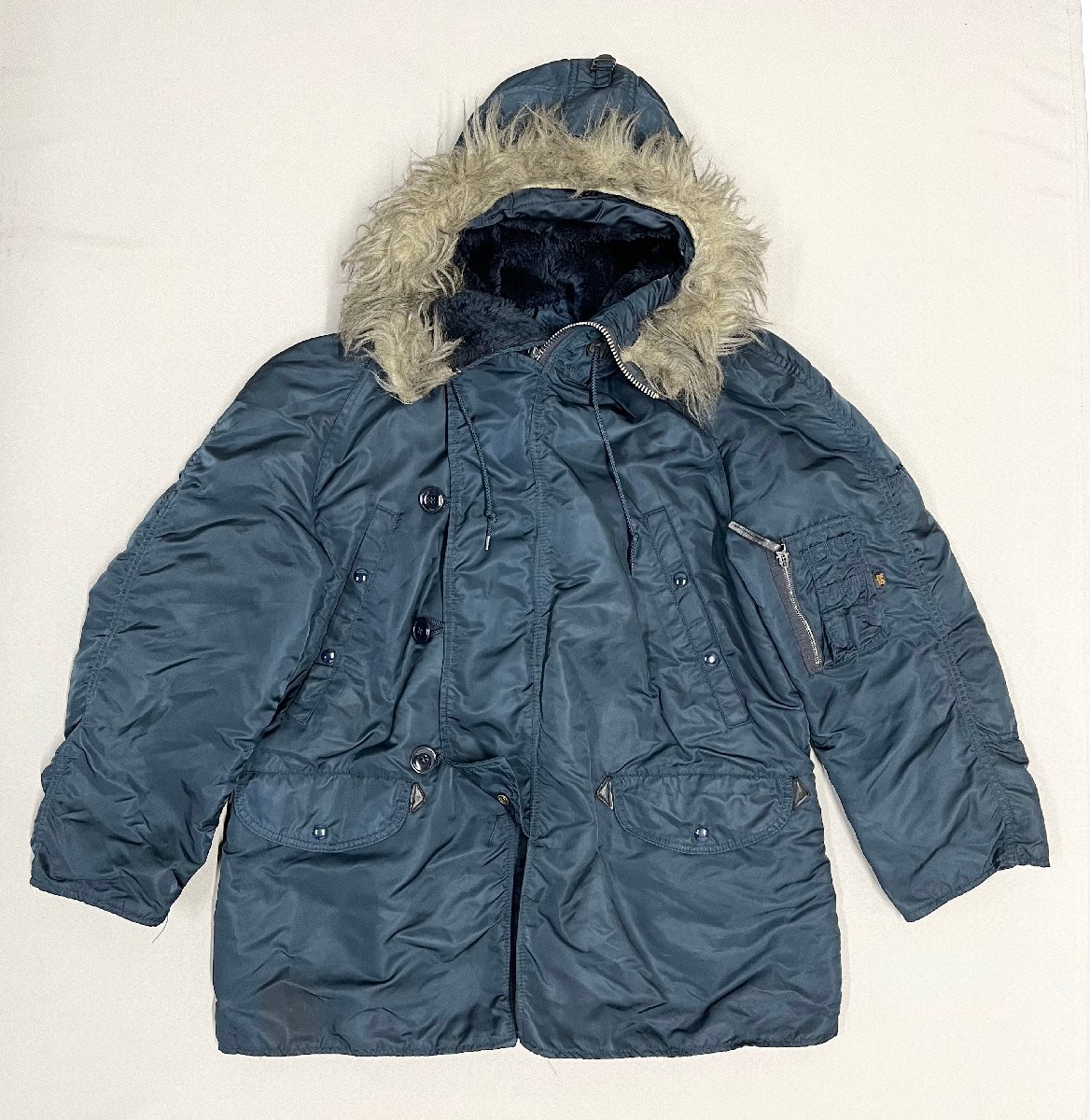 Yahoo!オークション - 80s 90s ALPHA INDUSTRIES N-3B フライトジャケ...