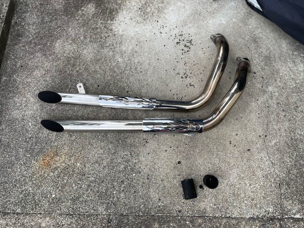 Yahoo!オークション - シャドウ400 NC34 社外マフラー