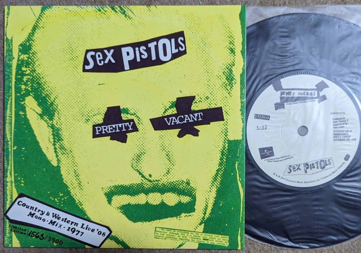 Yahoo オークション Sex Pistols Pretty Vacant 英・限定5000重量盤7