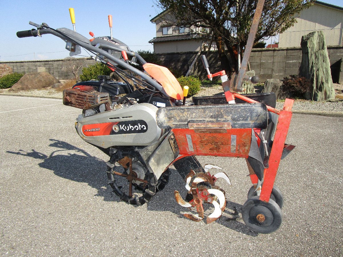 Yahoo!オークション - (富山)クボタ ネギ管理機 FTN800 動作確認済 富...