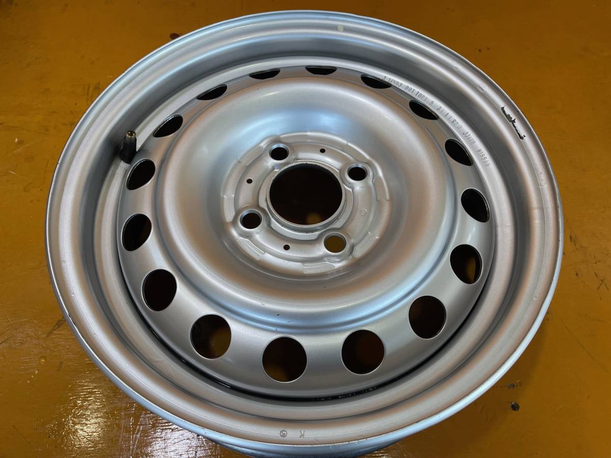 Yahoo!オークション - 【R147】ホイール4本 スチール日産14×5J 4穴 PC...