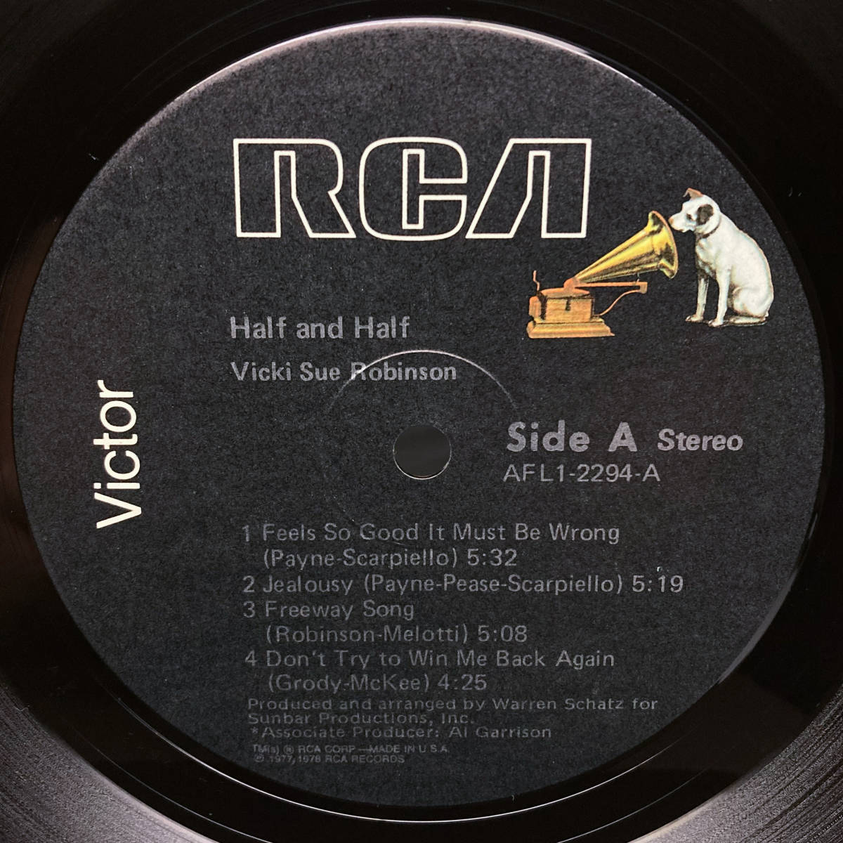 Yahoo!オークション - [LP] '78米Orig / Vicki Sue Robinson / Half An...