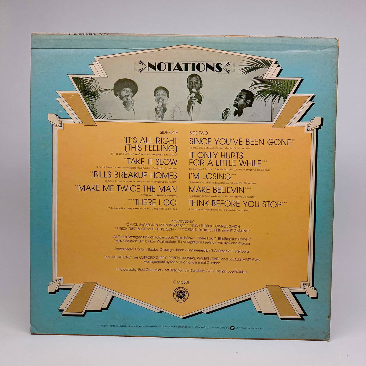 Yahoo!オークション - [LP] '76米Orig / The Notations / Notations