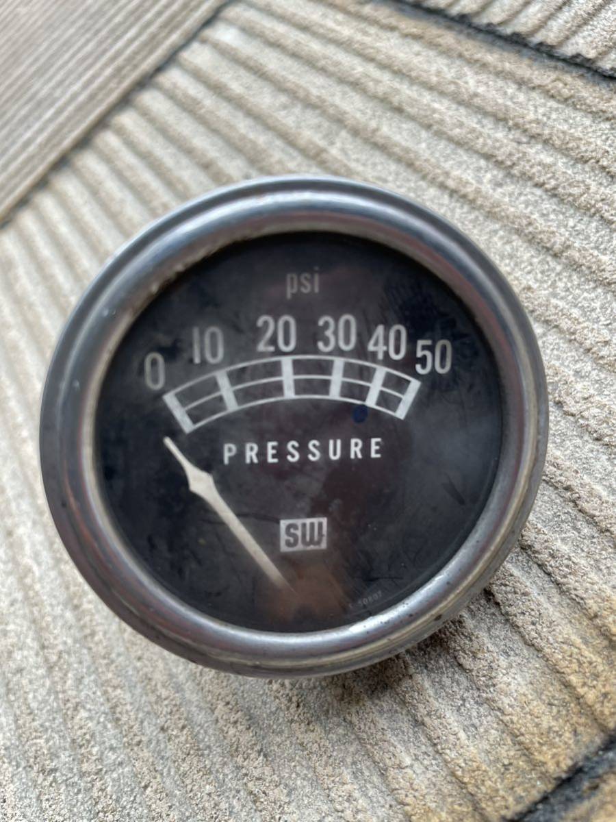 Yahoo!オークション - オイルプレッシャーゲージ z2z1 sw 当時物