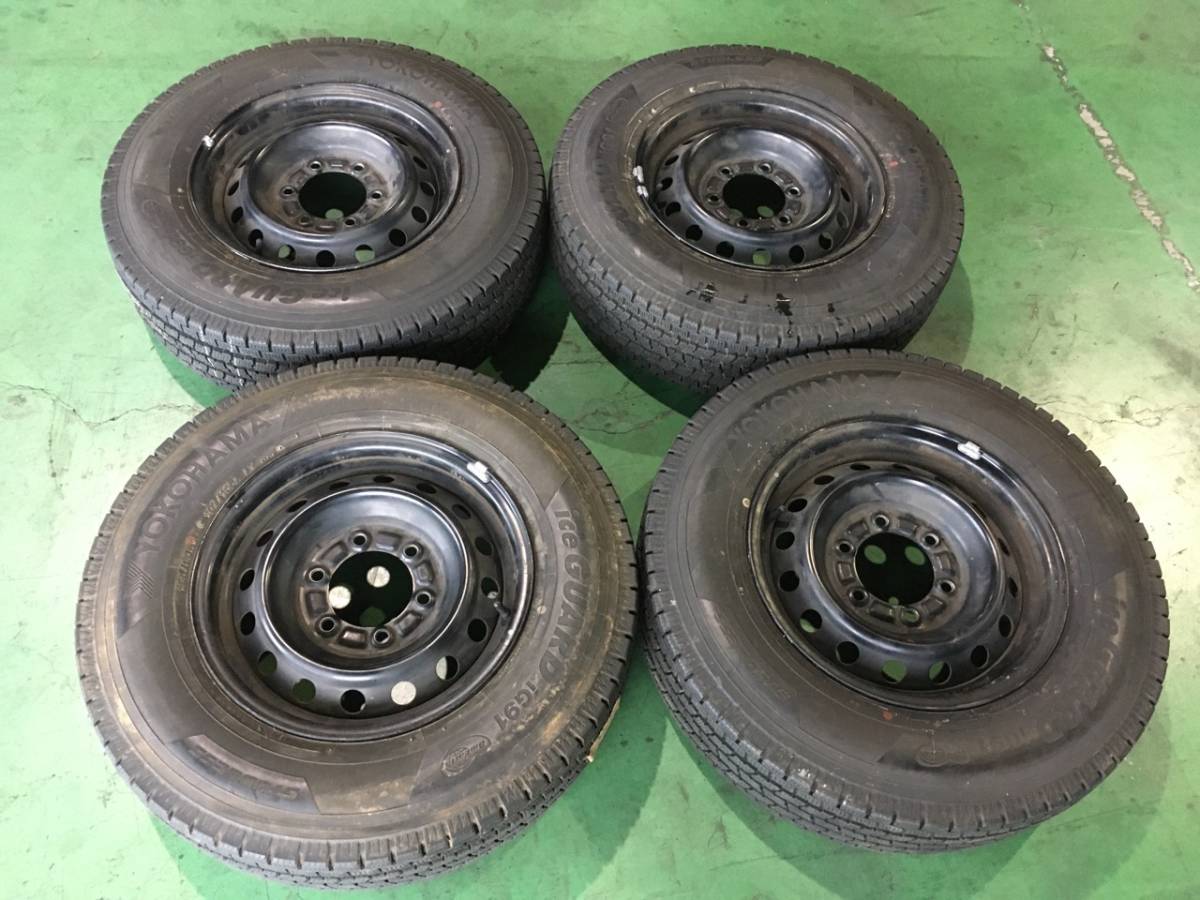 Yahoo!オークション - x023-3-1 195/80R15 中古4本 ヨコハマ iG91スタ...