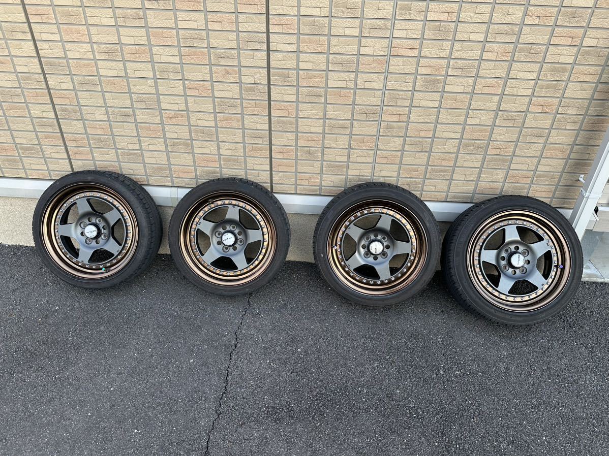 Yahoo!オークション - WORK CR01 15インチ PCD100 6.5j 6j