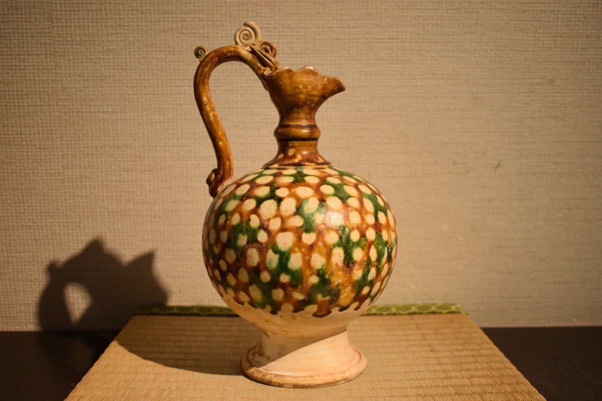 Yahoo!オークション - 【GE】R311【コレクター所蔵品】時代 唐三彩点紋...