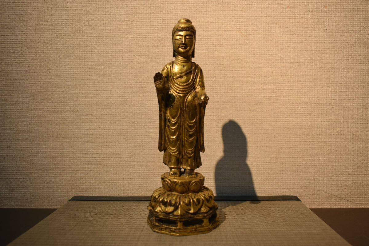 Yahoo!オークション - 【GE】E341【コレクター所蔵品】統一新羅 銅鍍金...