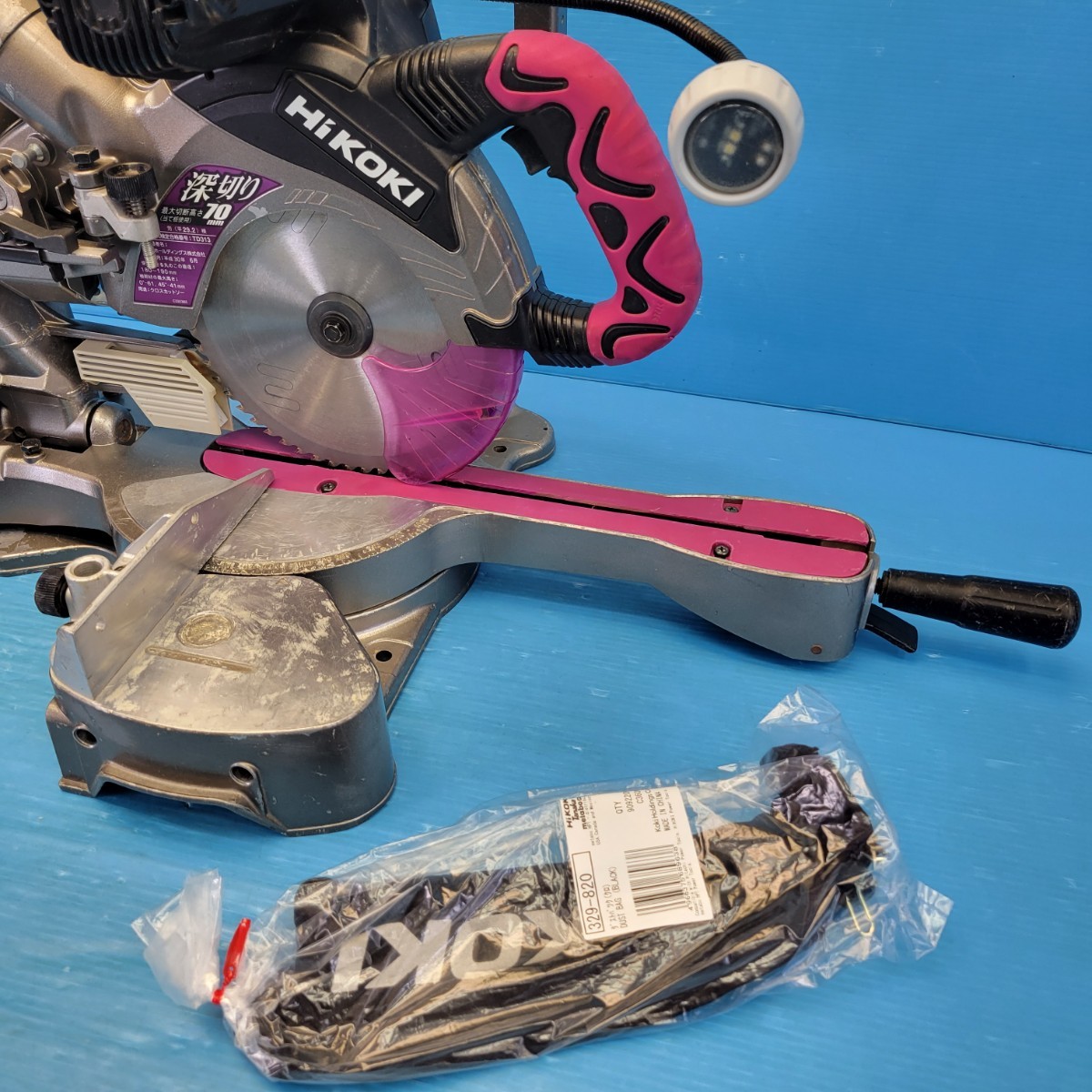 Yahoo!オークション - 2 HIKOKI 190mm 卓上スライド丸のこ C7RSHC 中古...