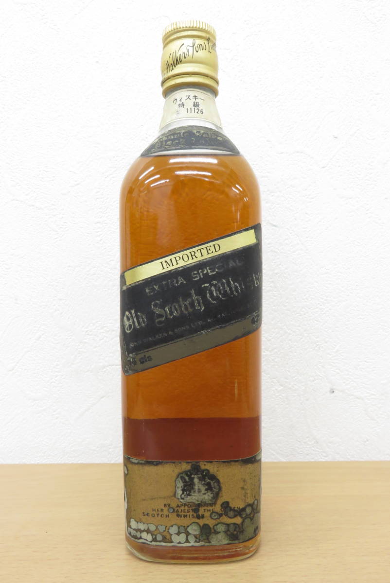 Yahoo!オークション - 1698 ロ510-078 お酒 ジョニーウォーカー ブラッ...