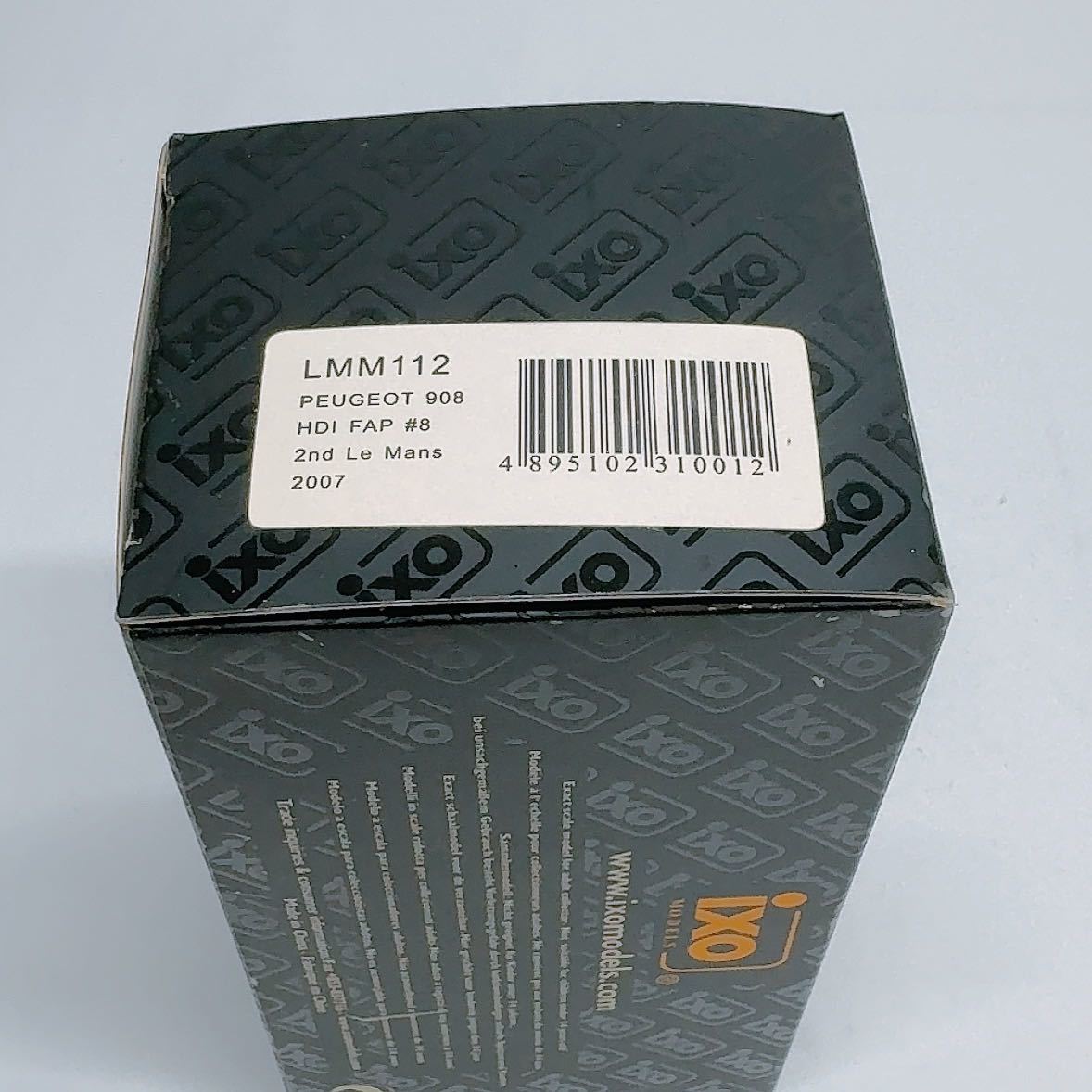 日本代購代標第一品牌【樂淘letao】－【K1】1/43 ixo LMM112 PEUGEOT 908 HDI FAP #8 4 2nd Le Mans 2007 ルマン プジョー