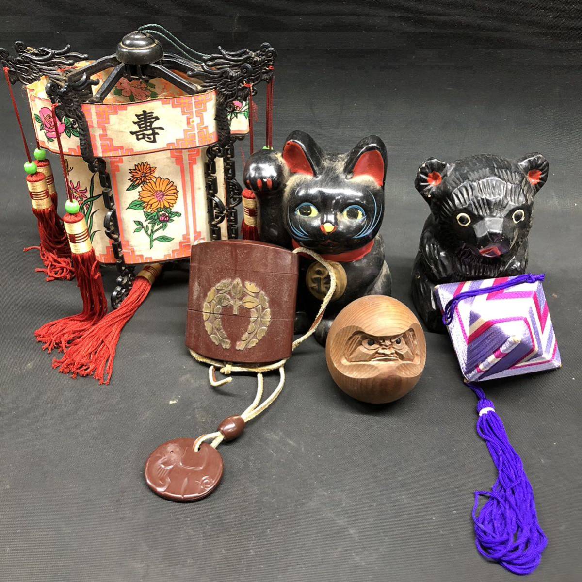 Yahoo!オークション - R118 [和 置物 24点まとめて ] 大量 人形 日本人...