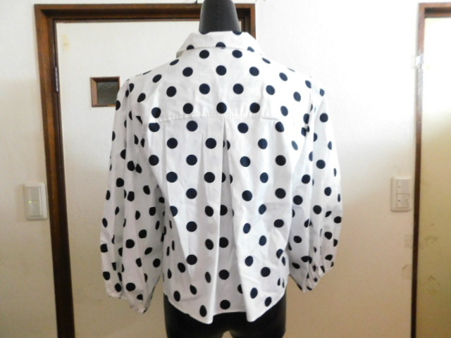 Yahoo!オークション - ma9 ザラ ZARA 新品 ドット柄ジャケット サイズ ...