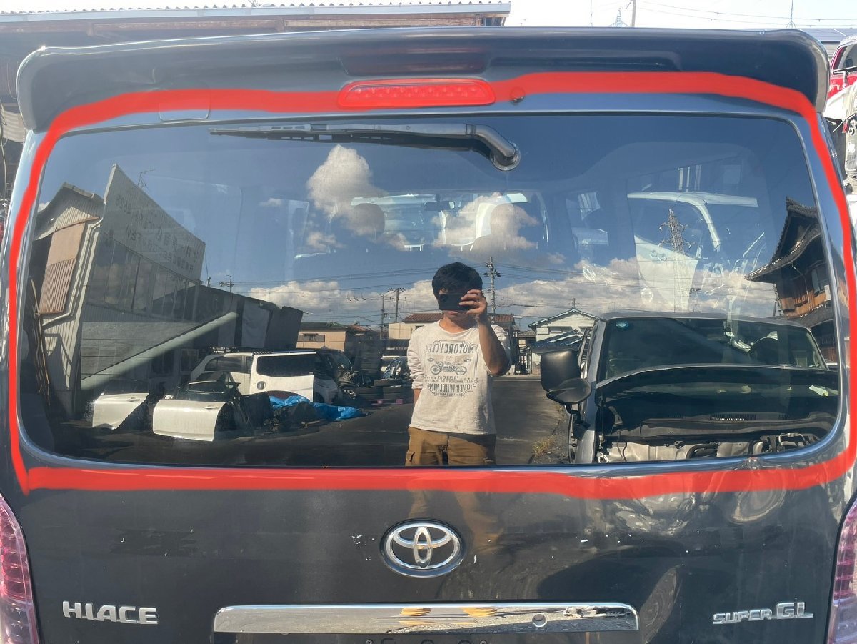 Yahoo!オークション - H18年 200系ハイエース スーパーGL リアゲート/...