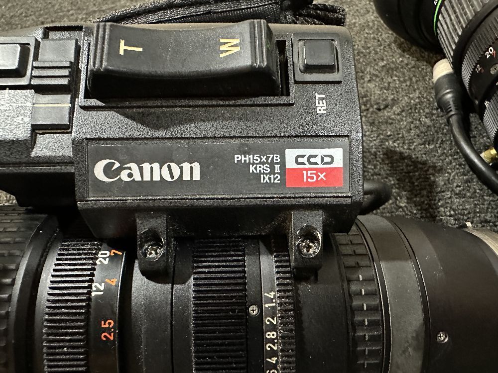 Yahoo!オークション - 282 CANON PH15x7B KRS II IX12 CCD15x MACRO TV...