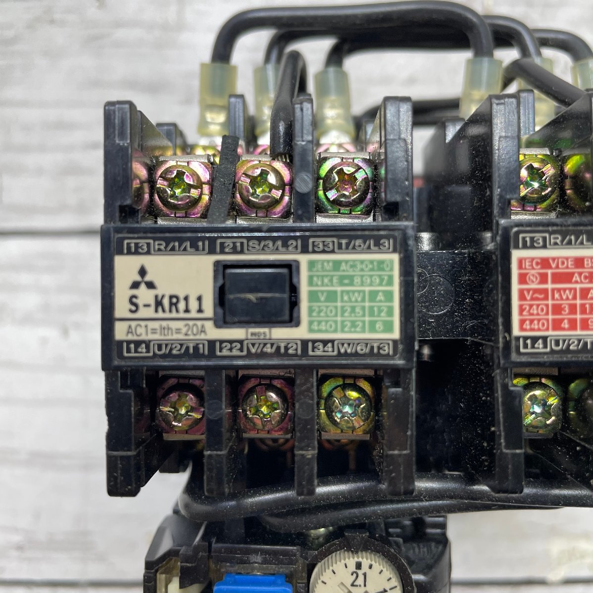 Yahoo!オークション - ∞M∞ 三菱 可逆式電磁開閉器 S-KR11 中古品 動作...