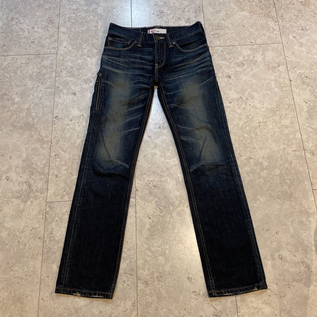 日本代購代標第一品牌【樂淘letao】－w30良好 Levi's リーバイス EU511-0063 SLIM ストレッチデニムパンツ フラップポケット ジップポケット