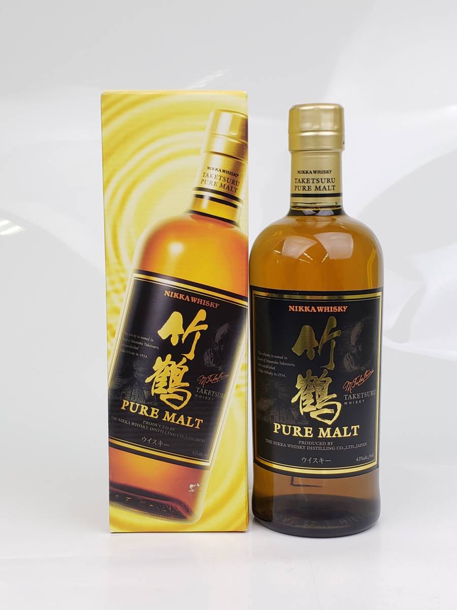 未開栓 Nikka ニッカ 竹鶴 NV 黒ラベル ピュアモルトウイスキー 43% 700ml 箱付き(日本)｜売買されたオークション情報、yahooの商品情報をアーカイブ公開 - オークファン ...