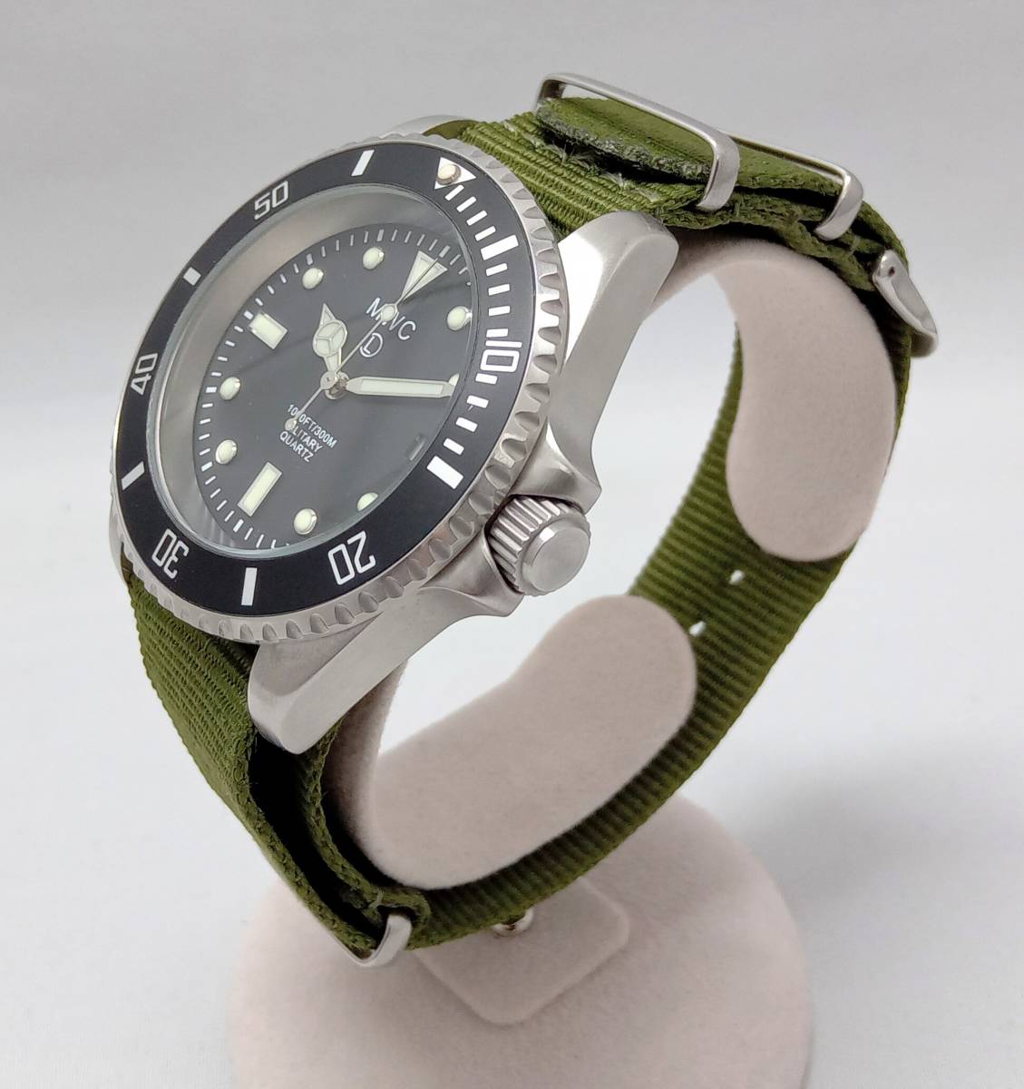 Yahoo!オークション - MWC ミリタリーウォッチ 0577 ダイバー アナログ...