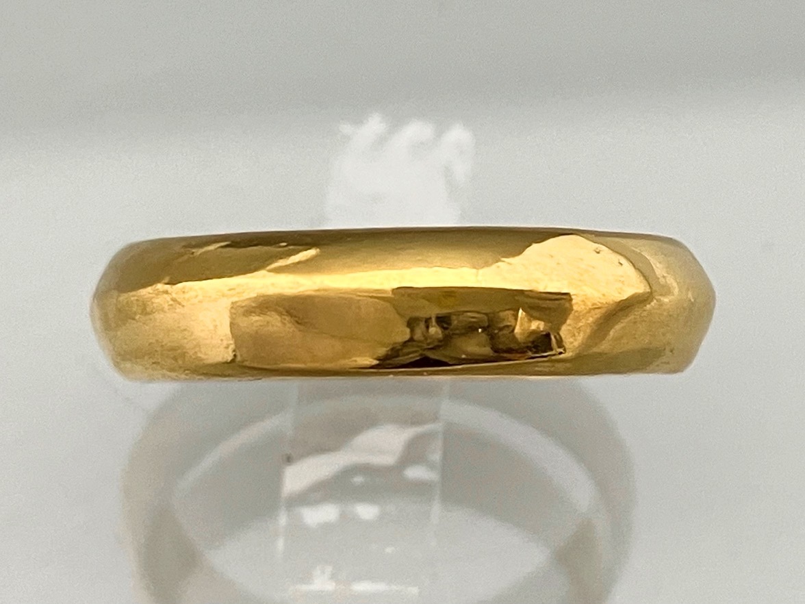 Yahoo!オークション - 金純刻印／K24／5g／シンプルリング 店舗受取可